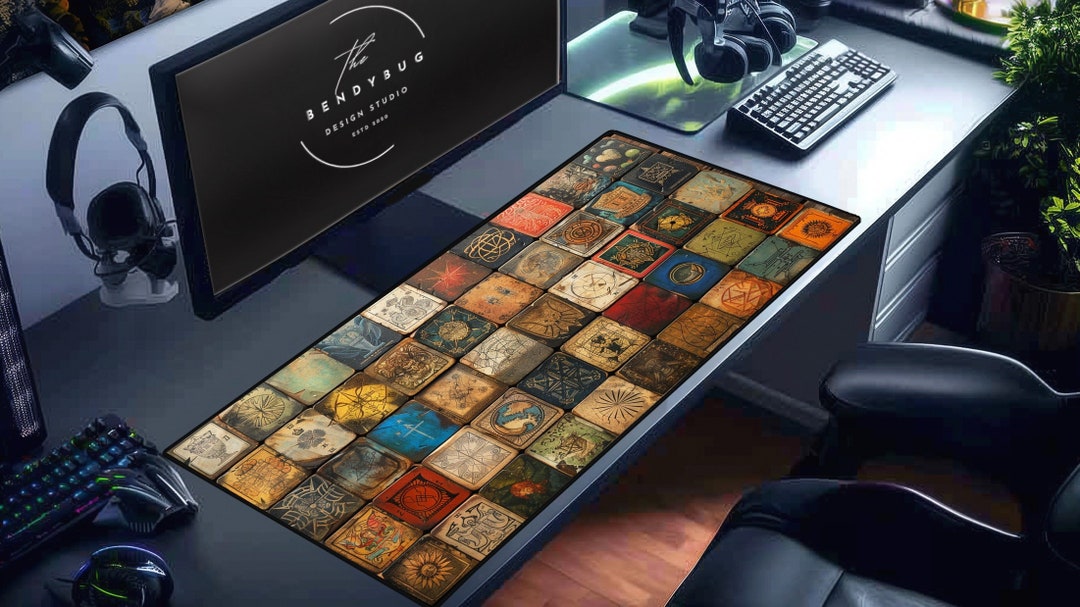 Ancient Tarot Card Mouse Pad: Mystical Desk Mat - Etsy