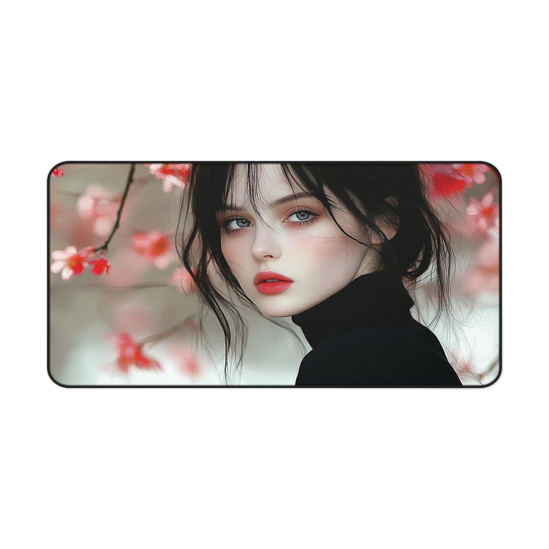 Waifu Desk Mat, Japanese Mouse Pad, Desk Mat Aesthetic, Kawaii Mouse ...