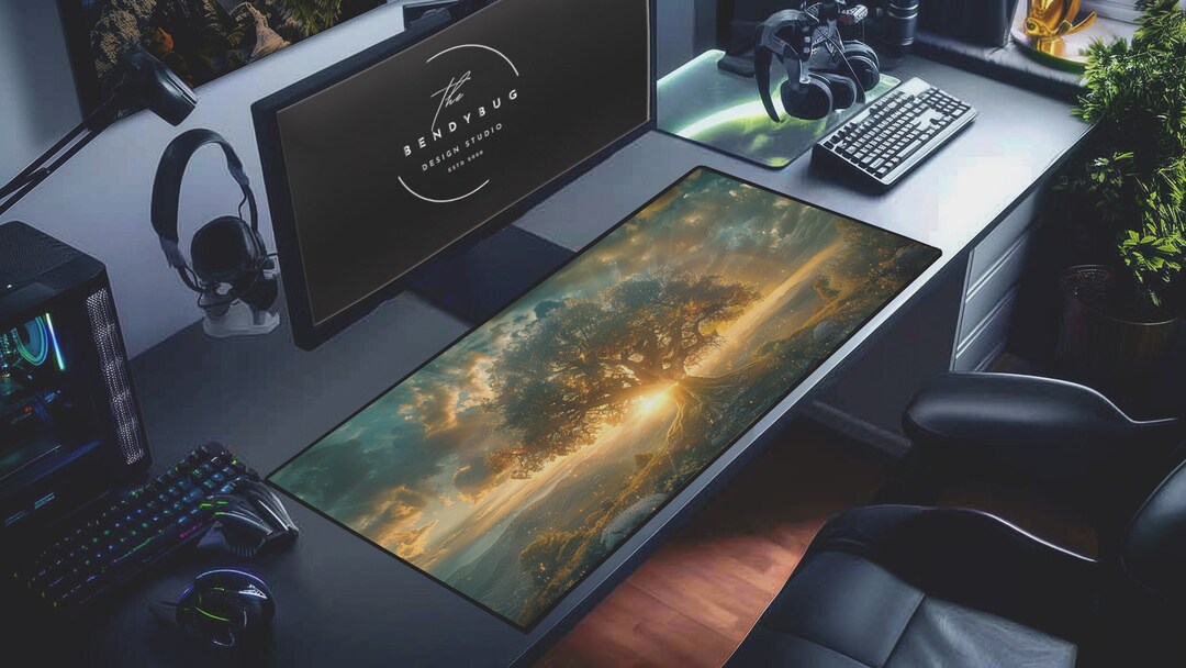 Stunning Tree of Life Desk Mat, Cute Mouse Pad, Gaming Mouse Pad ...