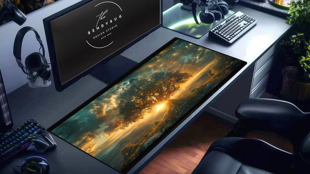 Stunning Tree of Life Desk Mat, Cute Mouse Pad, Gaming Mouse Pad ...