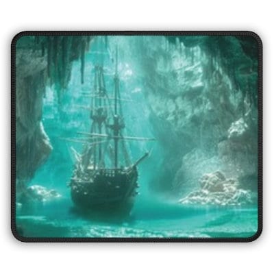 Pirate Ship Mouse Pad, Nautical Decor, Gaming Desk Mat, XL - Etsy