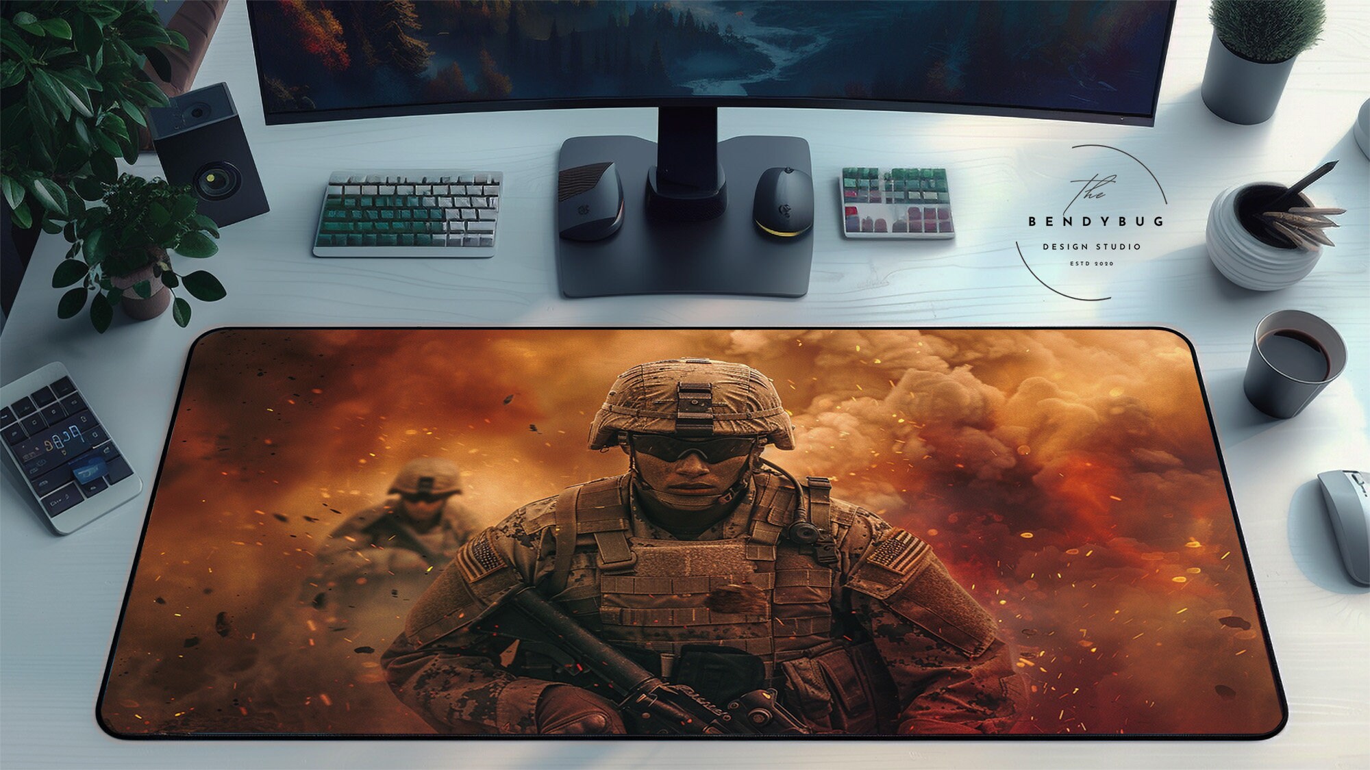 Dramatic Gaming Mouse Pad, XL Mouse Pad, Warzone Desk Mat, Boyfriend ...