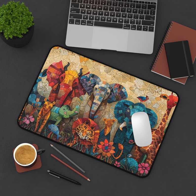 Teacher's Desk Mat, Cute Deskmat, Nature Desk Mat, Animal Desk Mat - Etsy