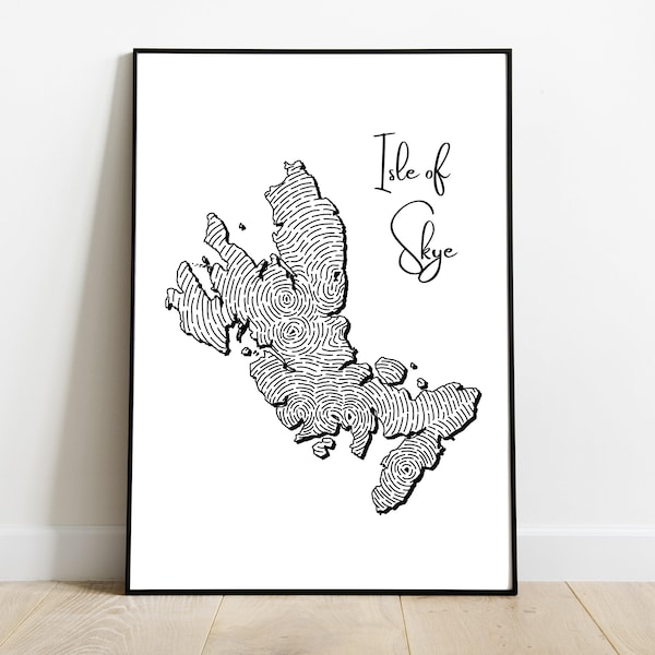 Island Skye Outline - Etsy UK