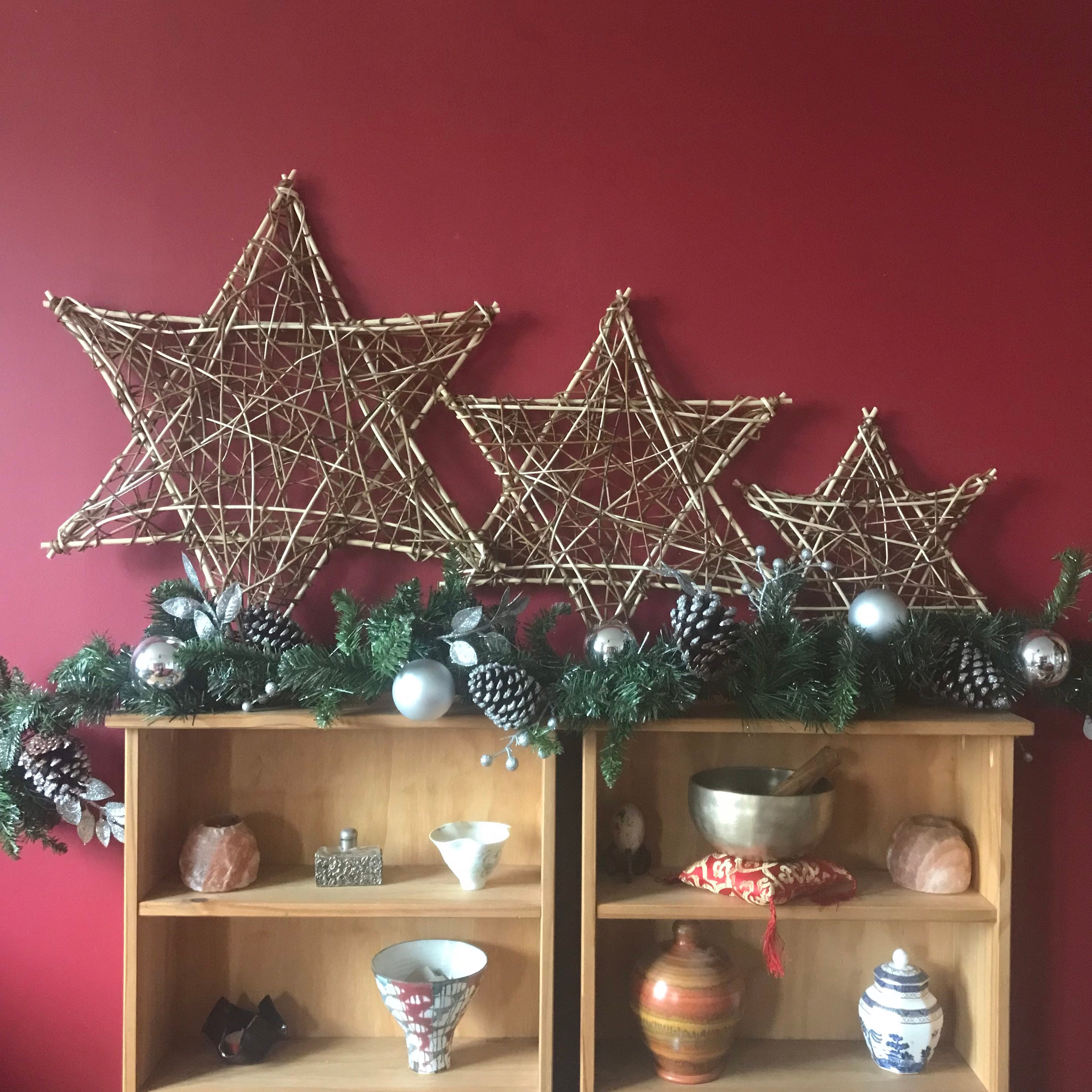 Willow Stars, Large Star, Wall Hanging, Sets of Stars, Christmas ...