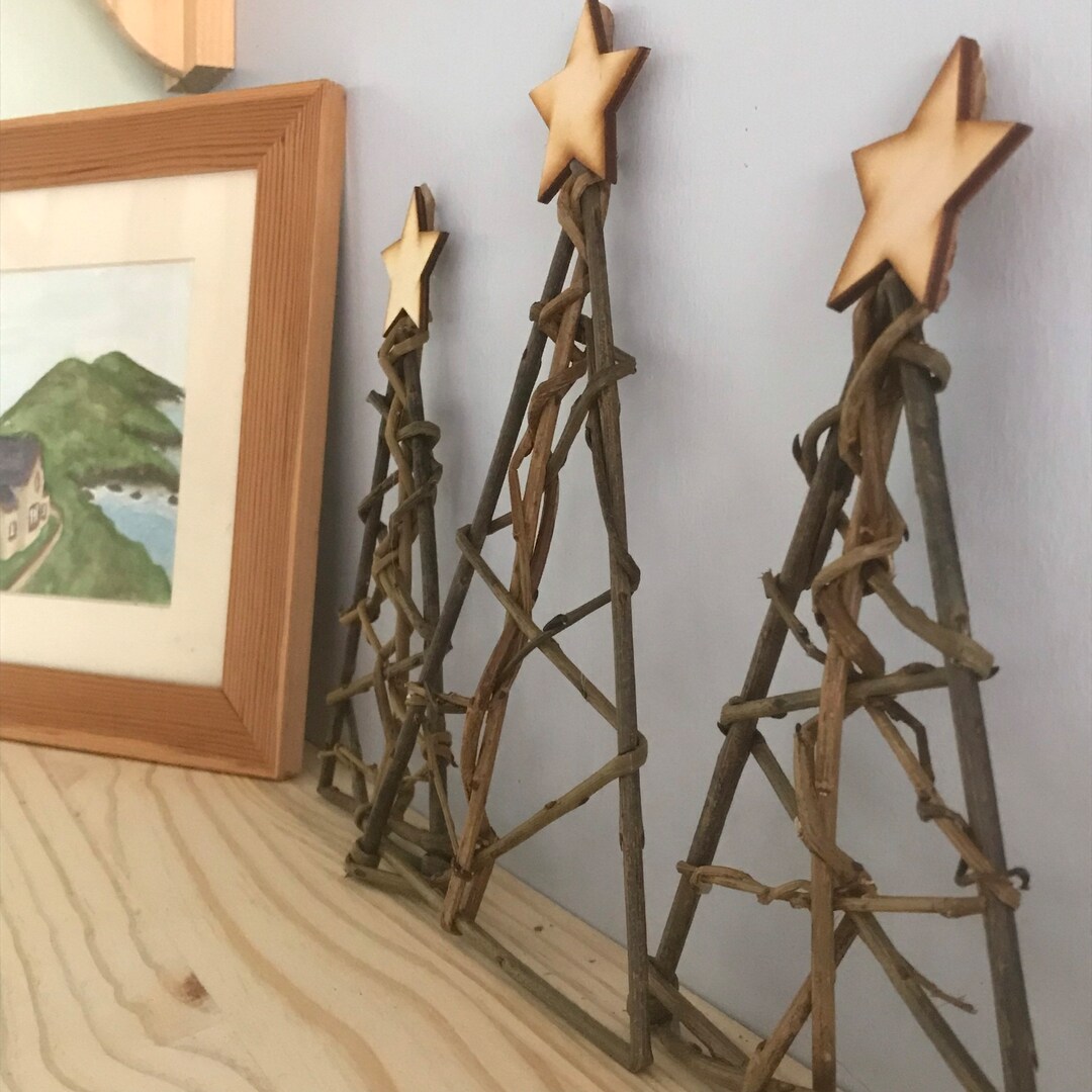 Willow Christmas Tree, Christmas Decorations, Wall Hanging, Shelf ...