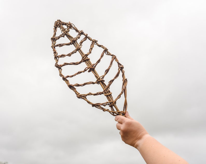 Willow Leaf Sculptures Garden Art Eco Friendly Gardener - Etsy UK