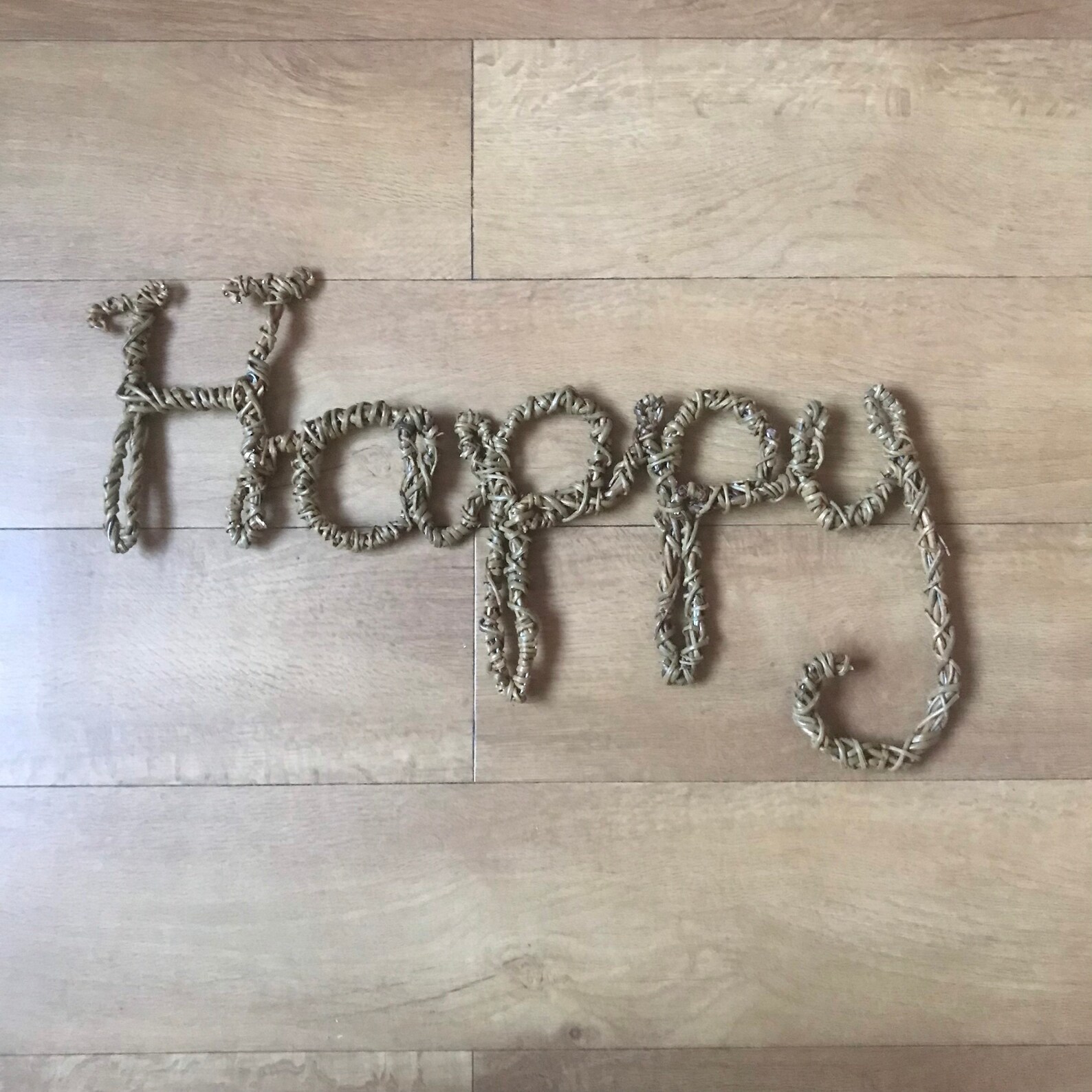 Name Plaque, Personalised Names, Willow Word Art, Wire Frame, Eco ...