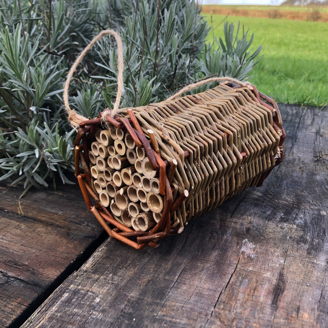 Bee Hotel, Willow Bee House, Conservation, Eco Friendly, Save the Bees ...