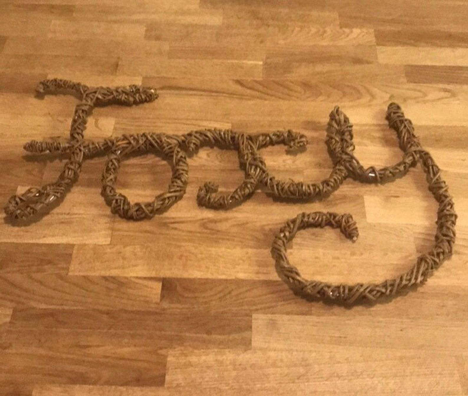 Name plaque personalised names Willow word art wire frame | Etsy