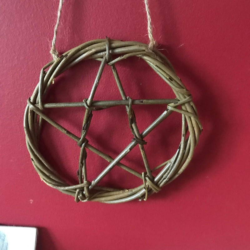 Wood Hangings Pentagram - Etsy UK