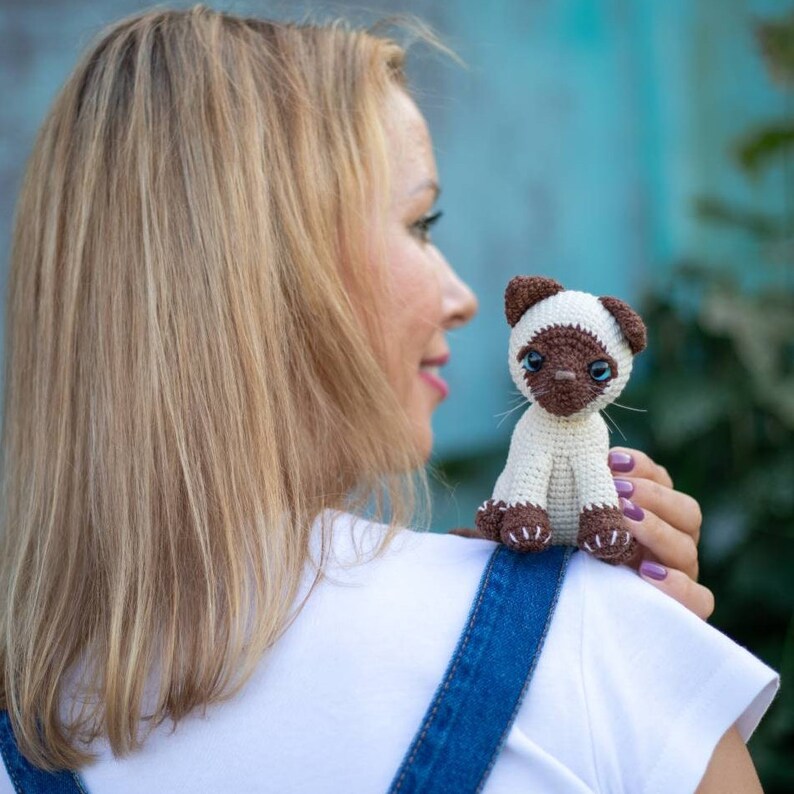 Siamese Cat Crochet Pattern Amigurumi Cat Pattern Crochet - Etsy