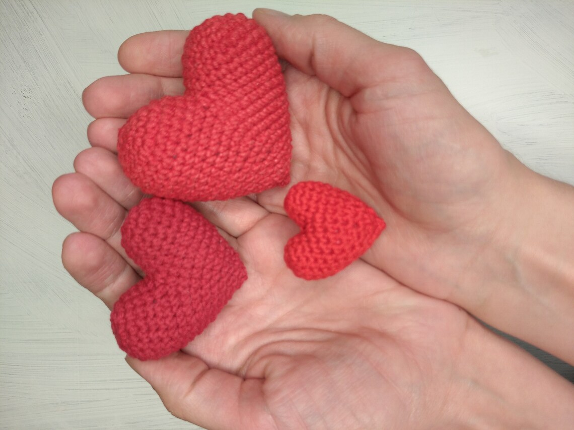 Crochet Heart Pattern / Amigurumi Heart Pattern easy crochet | Etsy