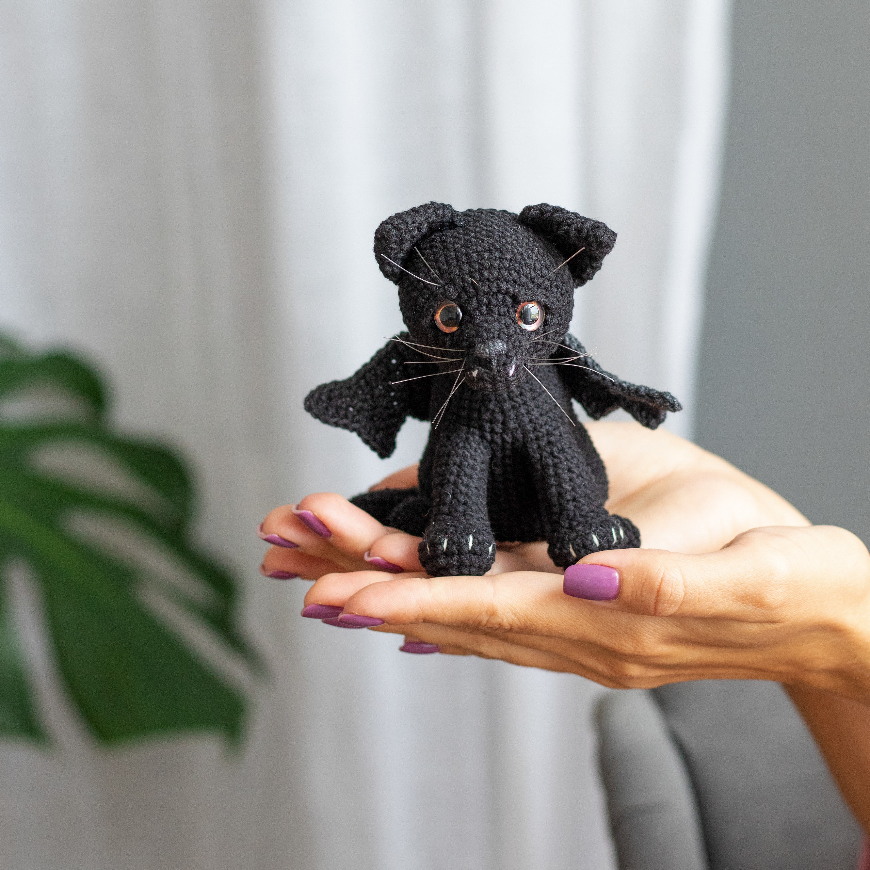 Black Cat Crochet Pattern Amigurumi Halloween Pattern - Etsy UK