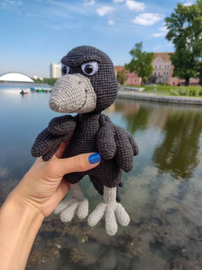 The Raven Crochet Halloween Pattern CROW Crochet PDF Pattern - Etsy
