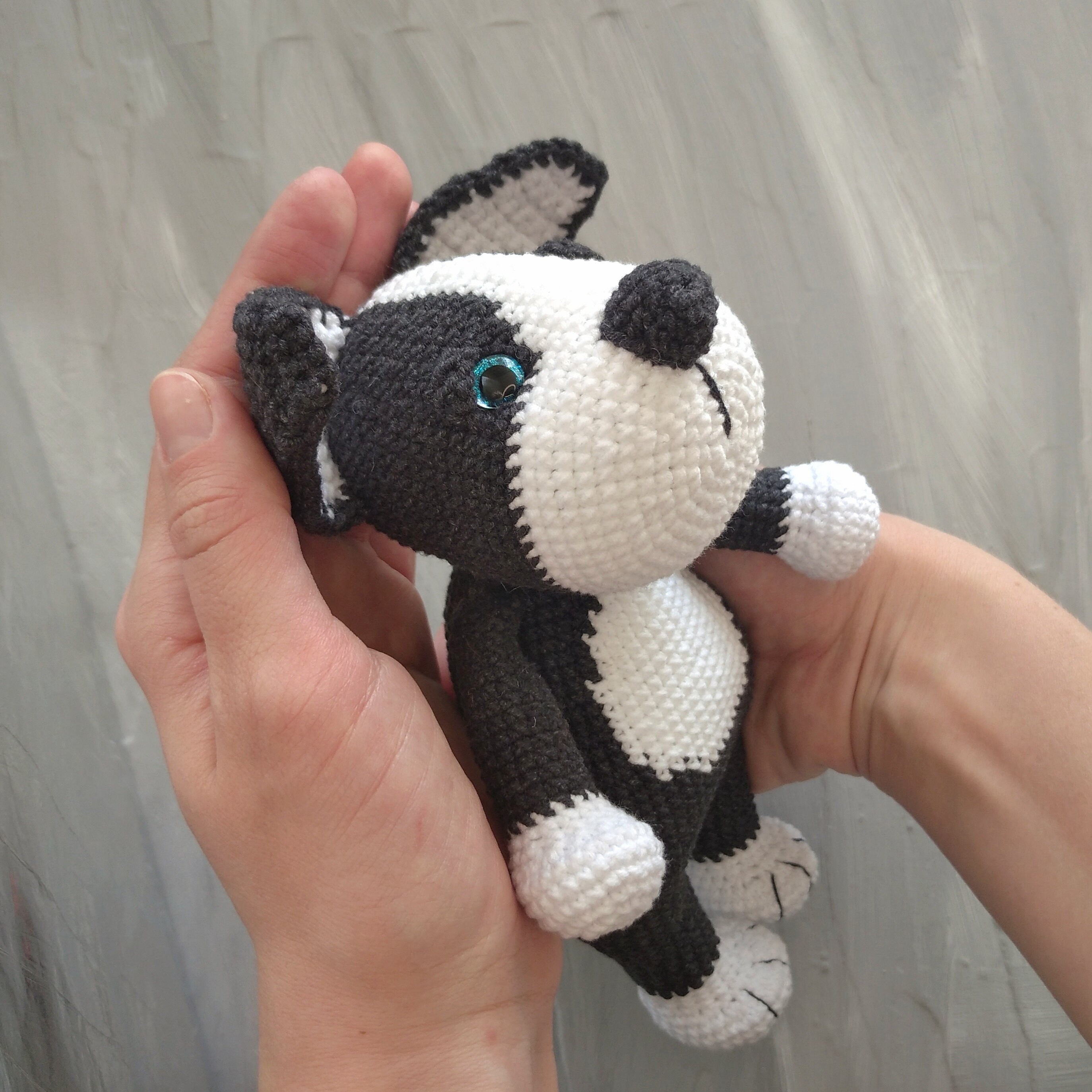 Crochet Dog Pattern Border Collie Dog Amigurumi Puppy - Etsy Denmark