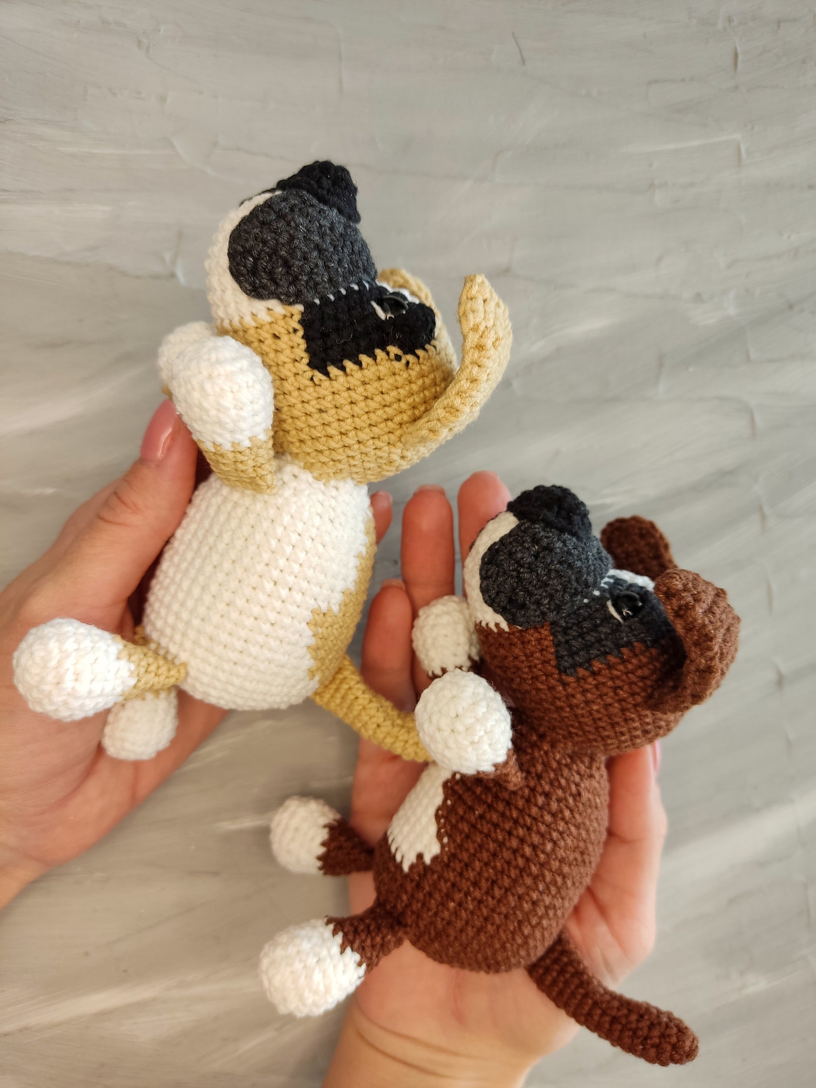 Crochet Boxer Dog Pattern Amigurumi Dog Pattern Boxer - Etsy