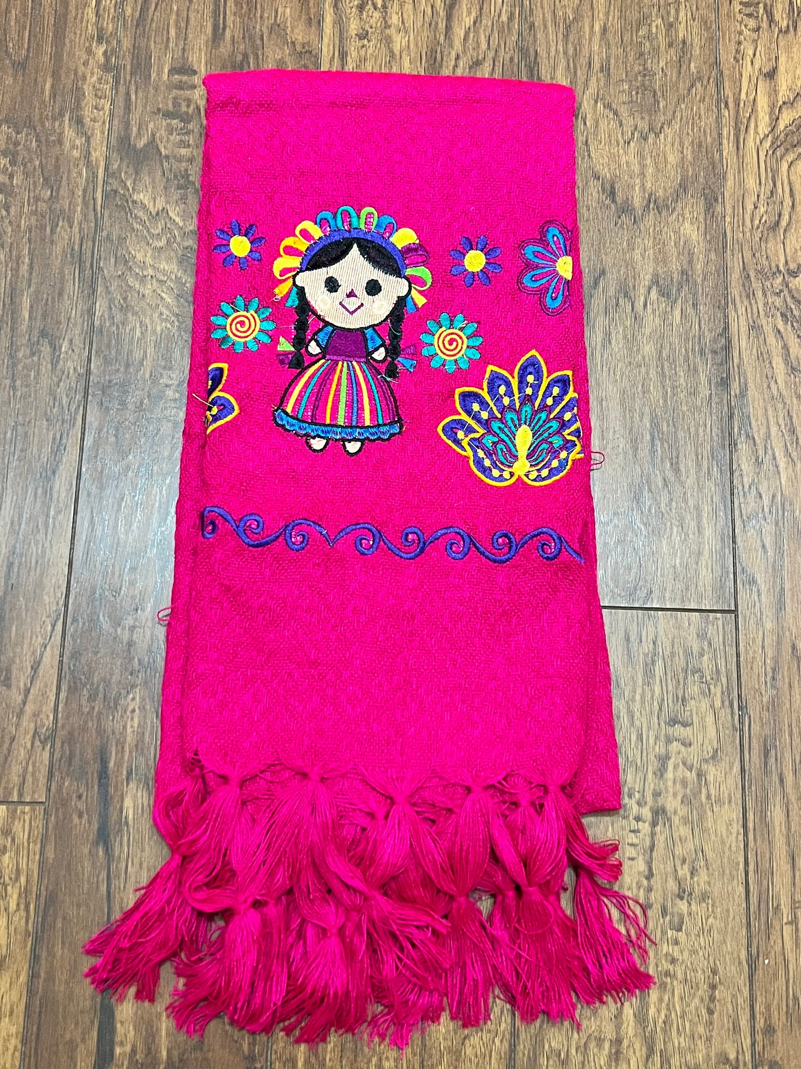 Mexican Rebozo Beautiful Shawl Wraps With Flowered Embroidery - Etsy