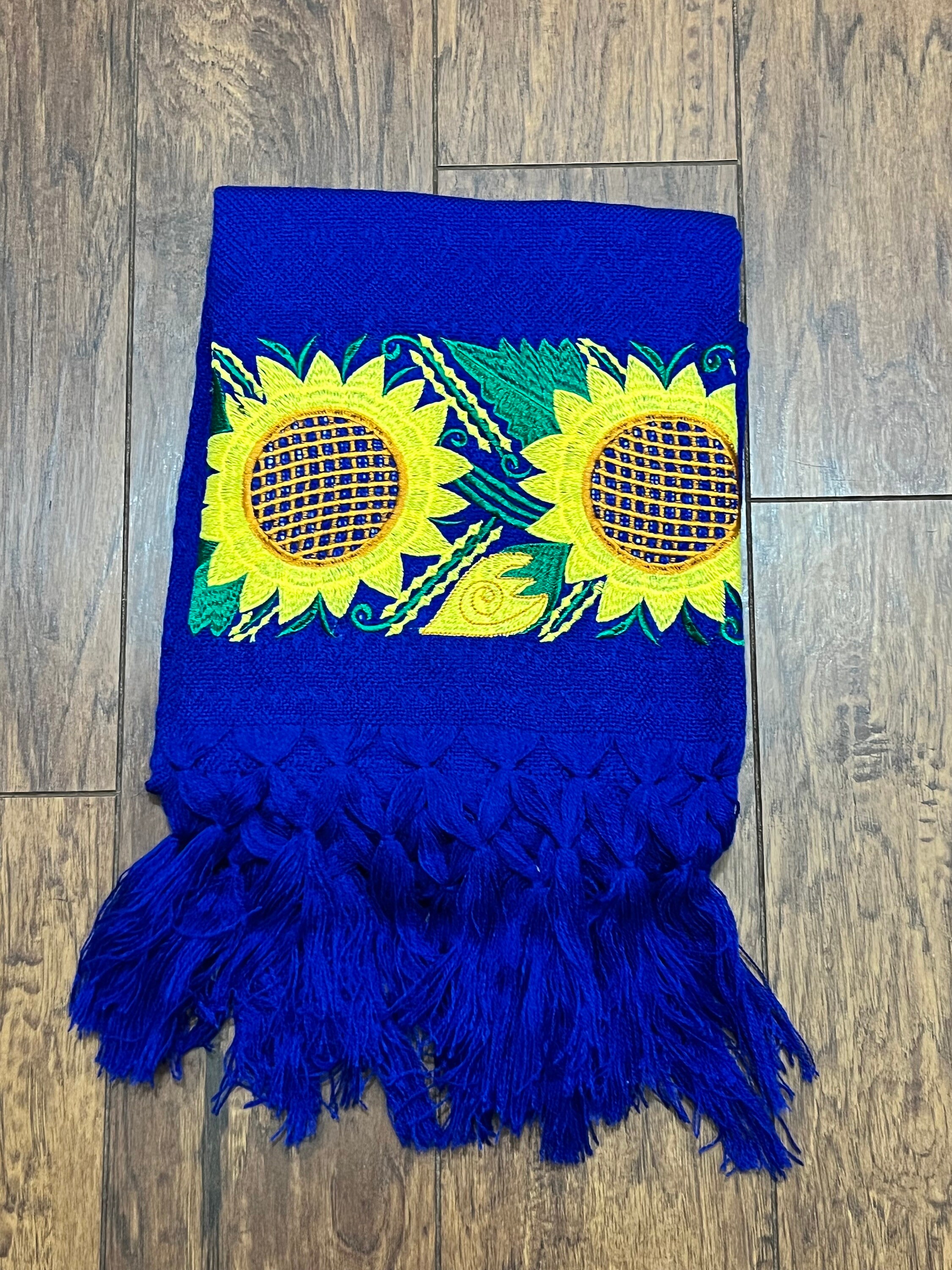 Mexican Rebozo Beautiful Shawl Wraps With Flowered Embroidery - Etsy