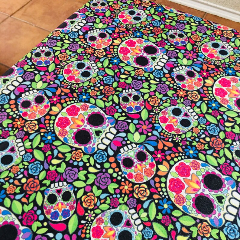 My Xolal Día De Muertos, Ofrenda, Skull Tablecloth, Day of the Dead ...