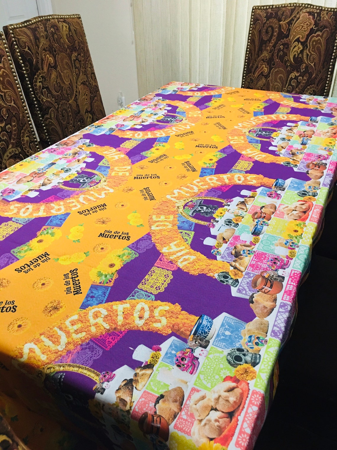 My Xolal Día De Muertos Ofrenda Skull Tablecloth Day of the | Etsy
