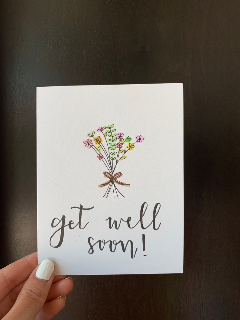 Get Well Soon Card - Etsy