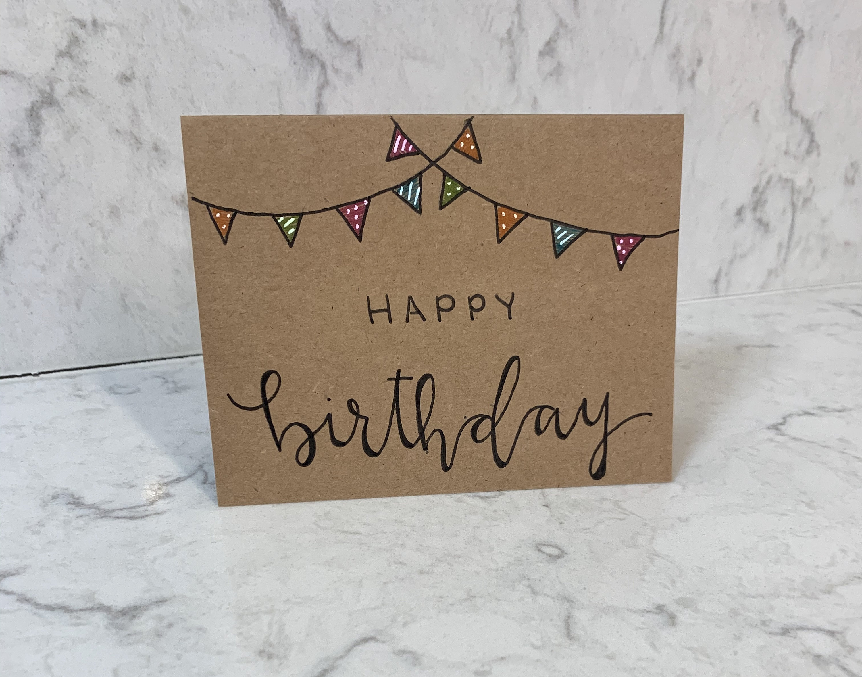 Happy Birthday Card - Banners - Etsy