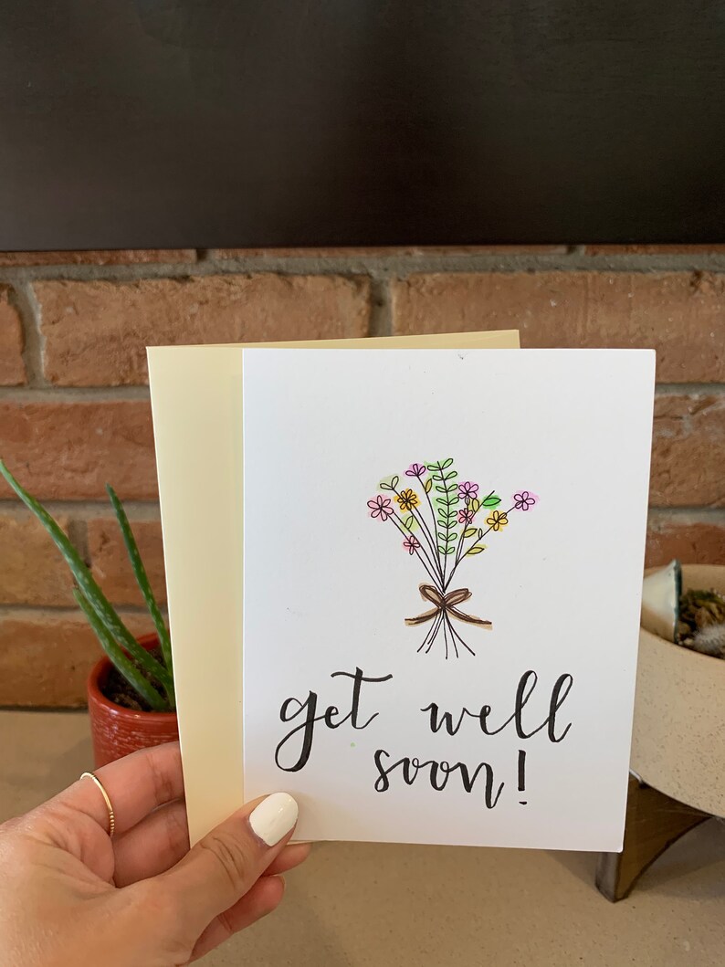 Get Well Soon Card - Etsy