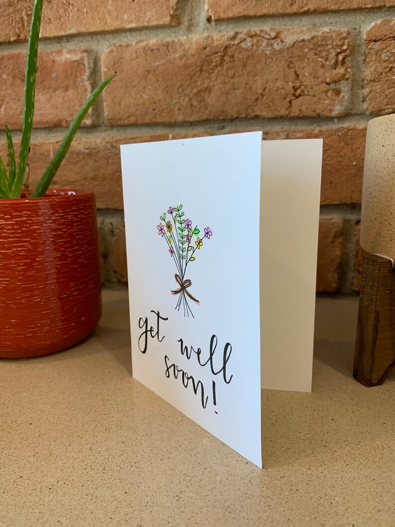 Get Well Soon Card - Etsy