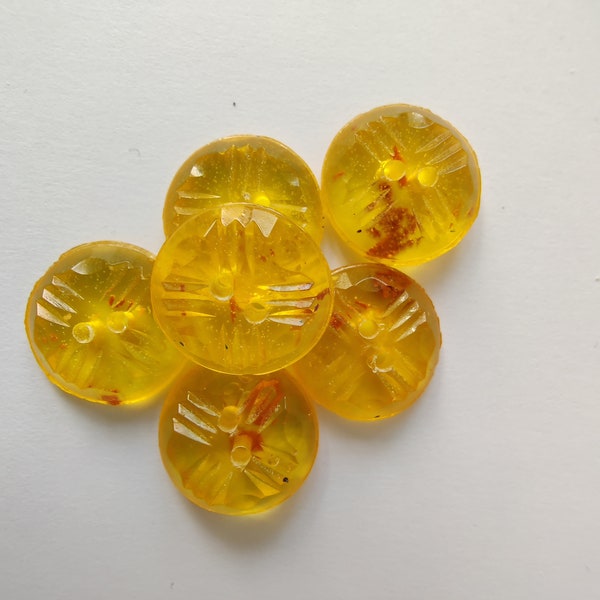 Amber Buttons - Etsy