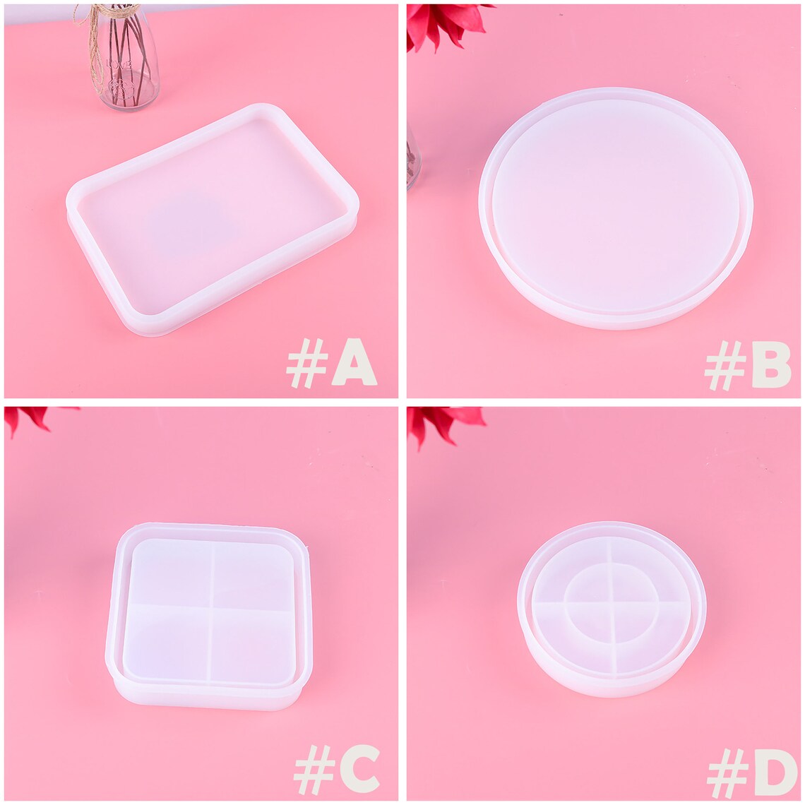 Rolling Tray Resin Mold Table Tray Mold Plate Resin Mold | Etsy