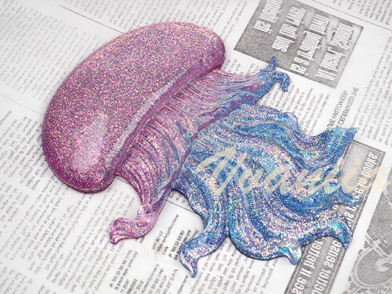Jewelry Making & Beading Craft Supplies & Tools Large Jellyfish Resin ...