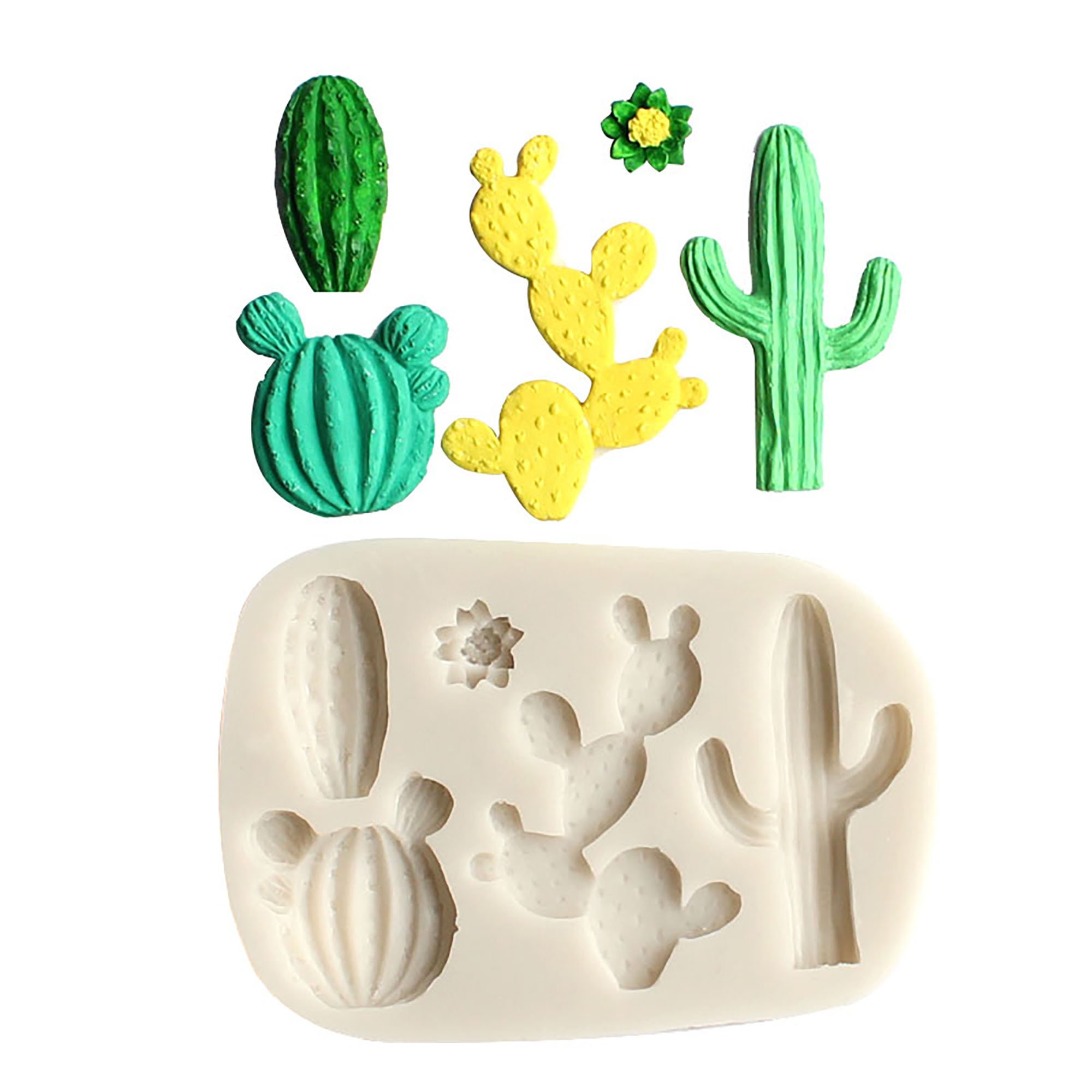 Cactus Silicone Mold Cactus Plant Silicone Mold DIY Fondant - Etsy