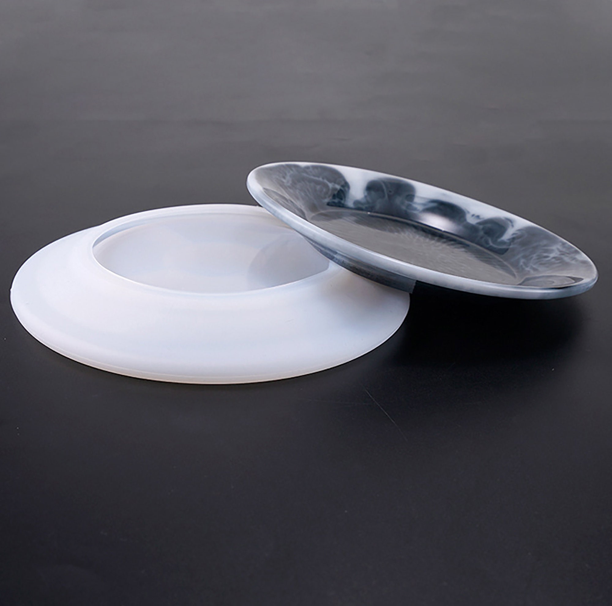 Round Plate Silicone Mold Glossy Polished Round Plate Mold - Etsy