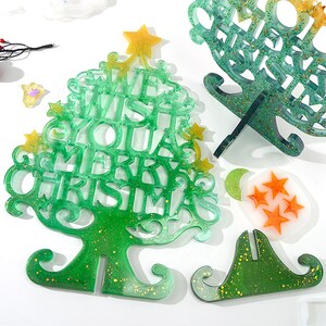 Christmas Tree Resin Mold Set, Resin Mold Kit for Christmas, Christmas ...