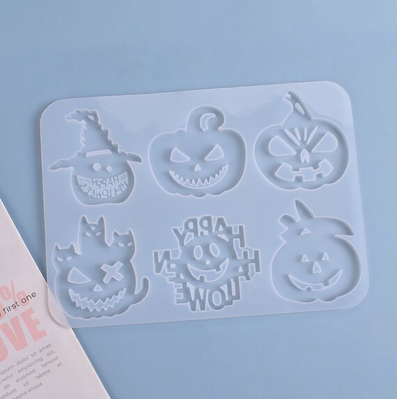 Halloween Ornament Resin Molds Pumpkin Resin Mold Ghost | Etsy