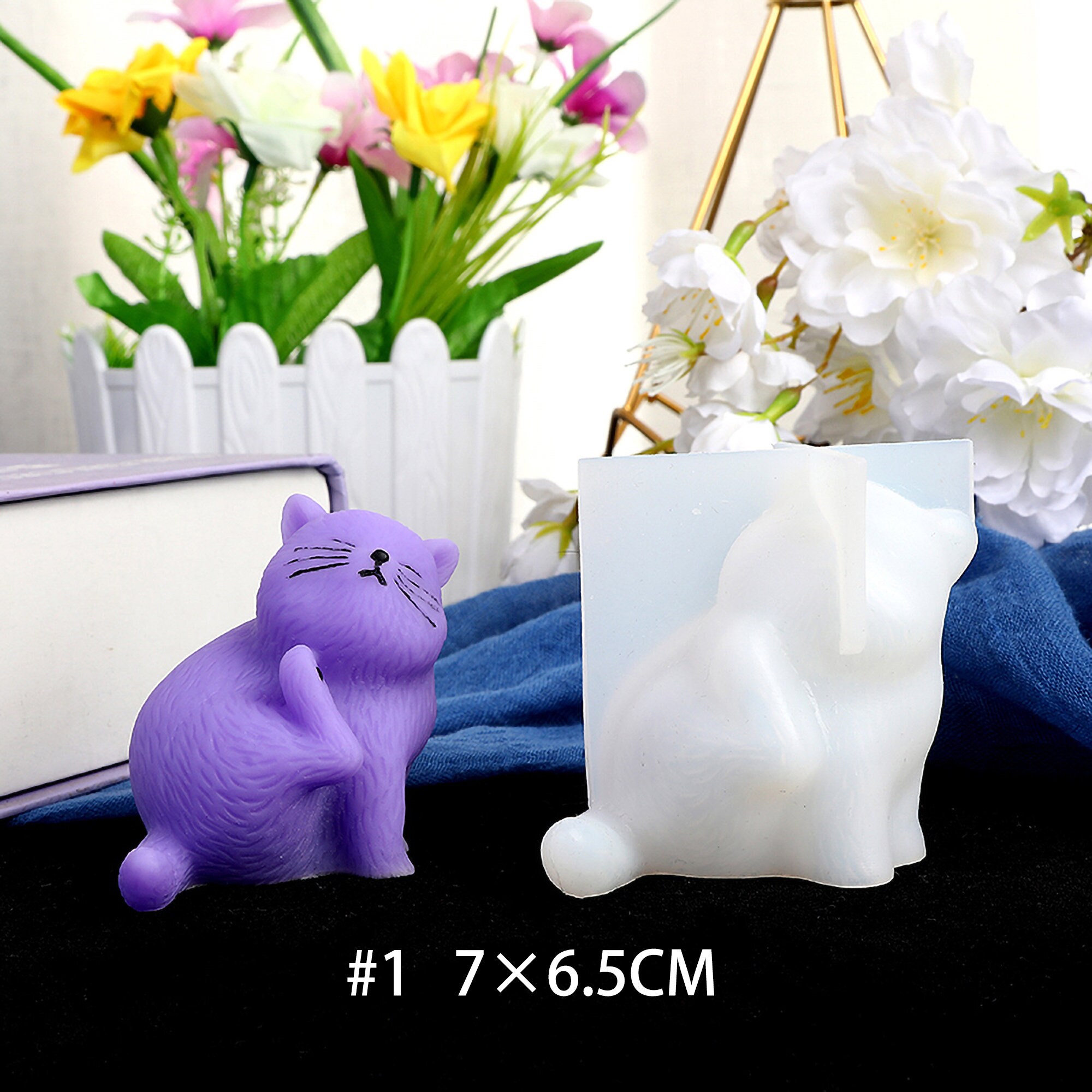 Cat Resin Mold 3D Cat Kitten Silicone Mold Animal Epoxy - Etsy Australia