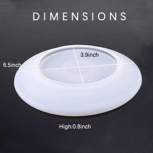 Round Plate Silicone Mold Glossy Polished Round Plate Mold - Etsy