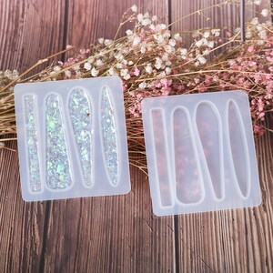 Hair Clips Resin Mold, Hair Pin Mold, Hair Barrette Silicone Mold ...