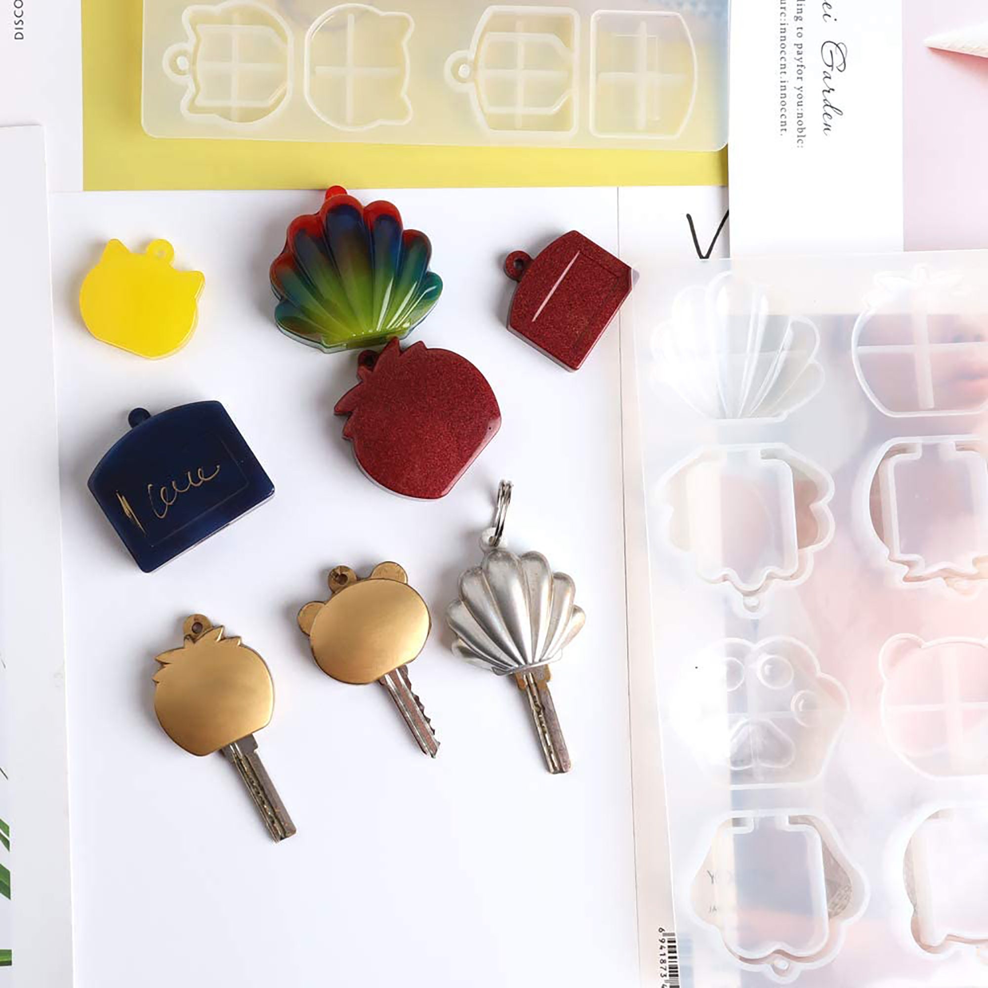 Key Topper Resin Mold Key Protector Resin Mold Hangable - Etsy