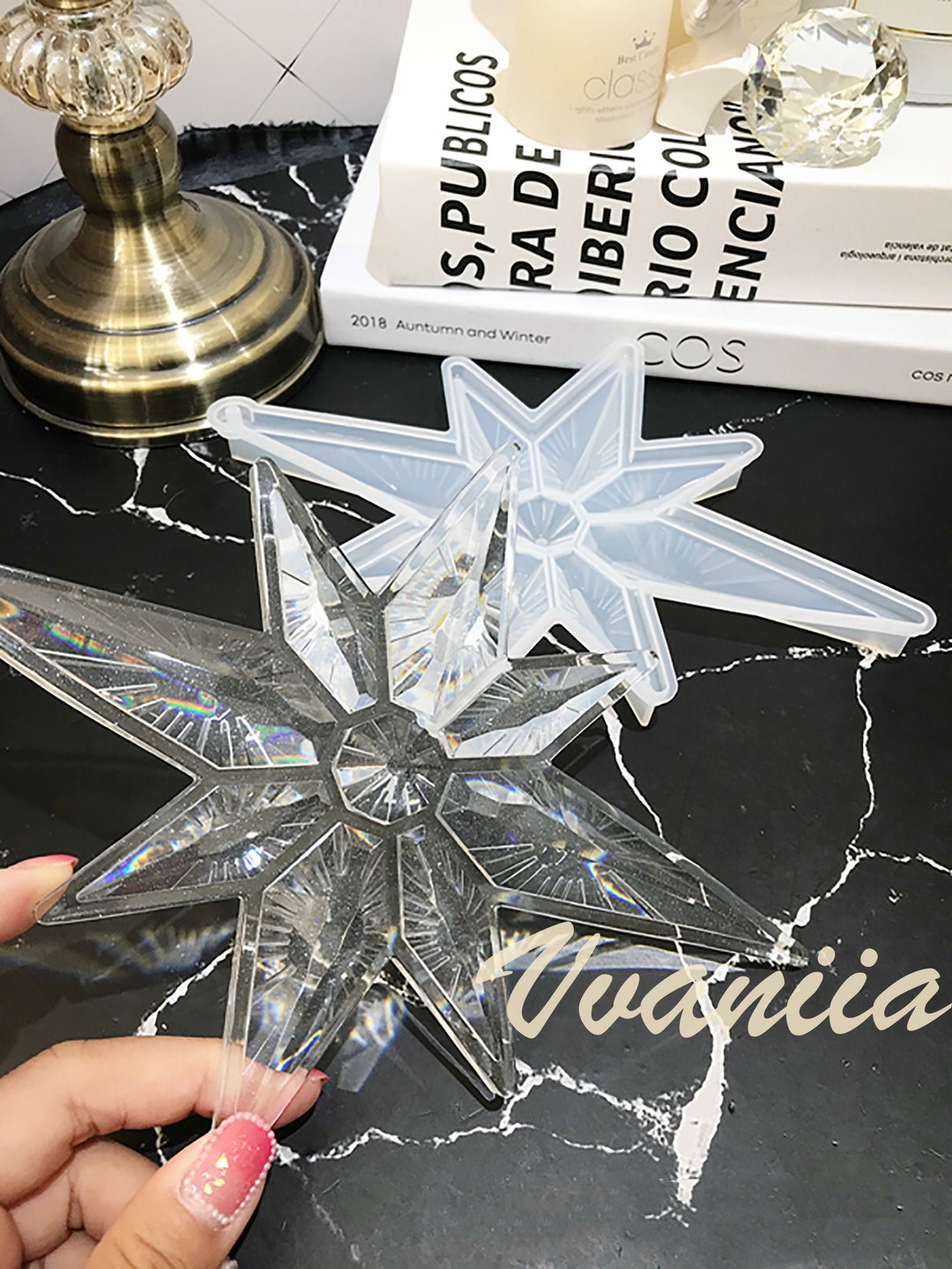 Eight-pointed Star Resin Mold, Star Resin Mold, DIY Wall Decoration ...