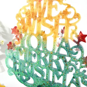 Christmas Tree Resin Mold Set, Resin Mold Kit for Christmas, Christmas ...