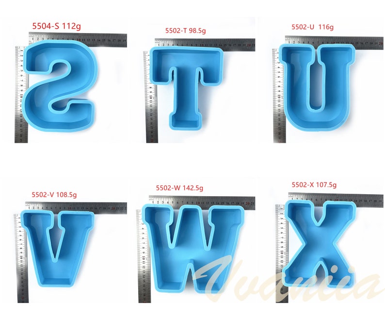 Letter Silicone Mold Large Alphabet Resin Mold Huge - Etsy