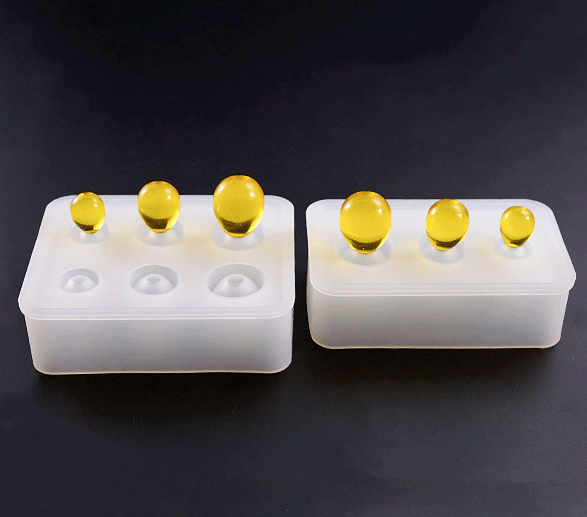 3D Sphere Silicone Mold Egg Shape Silicone Mold Resin Molds | Etsy