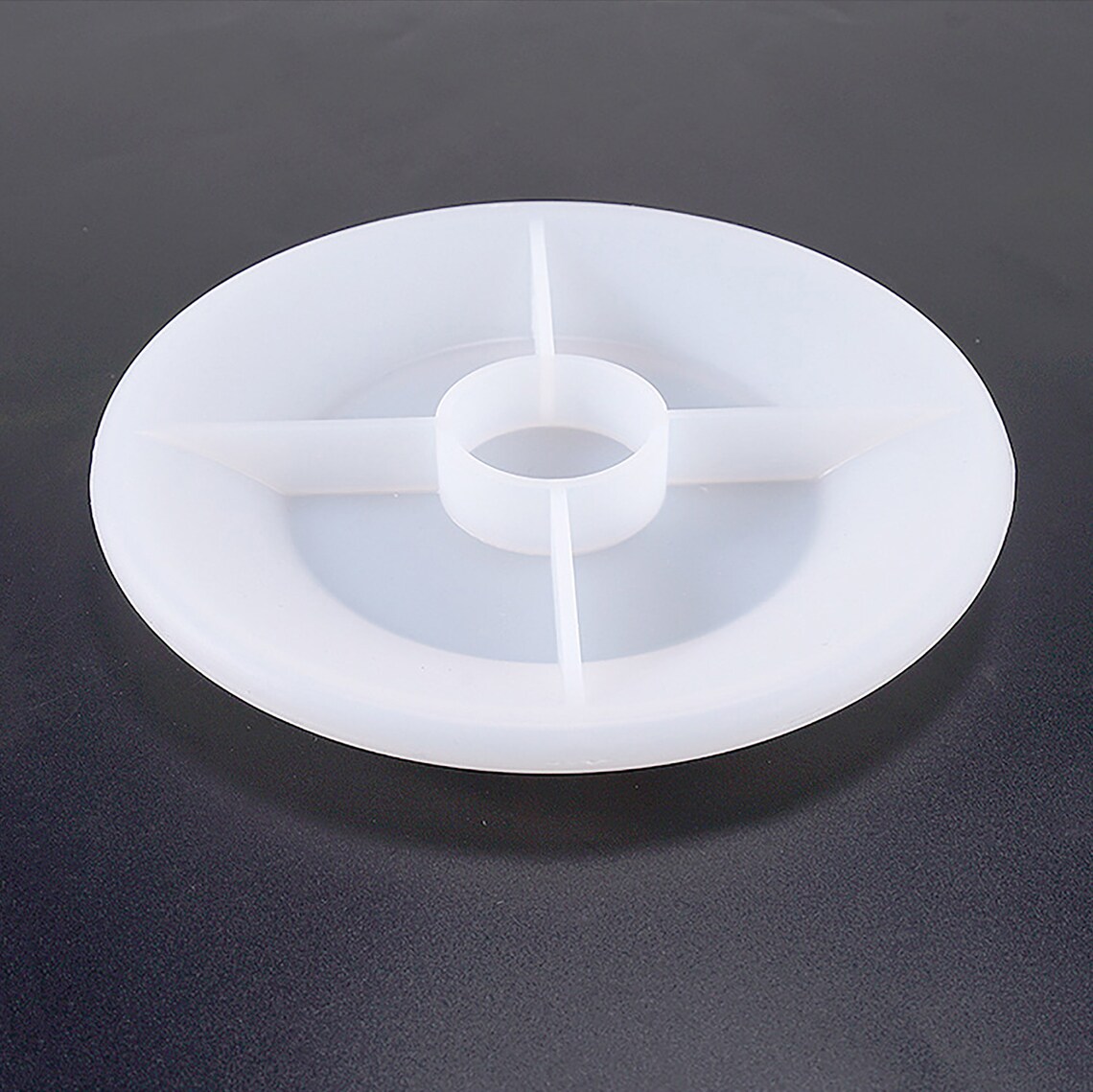 Round Plate Silicone Mold Glossy Polished Round Plate Mold | Etsy