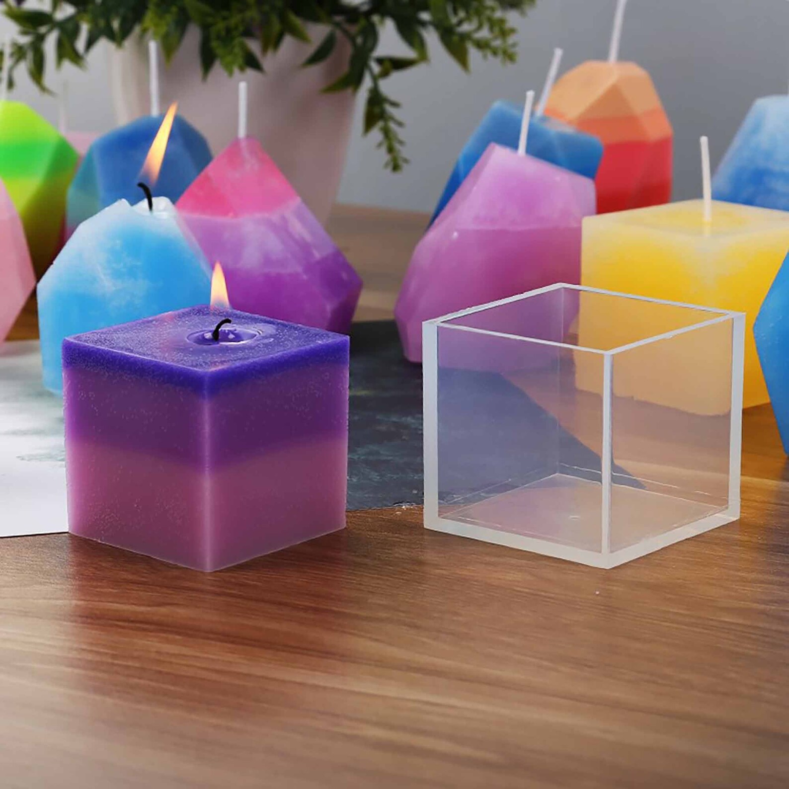 Square Silicone Mold Cube Resin Mold 3D Crafts Mold DIY | Etsy