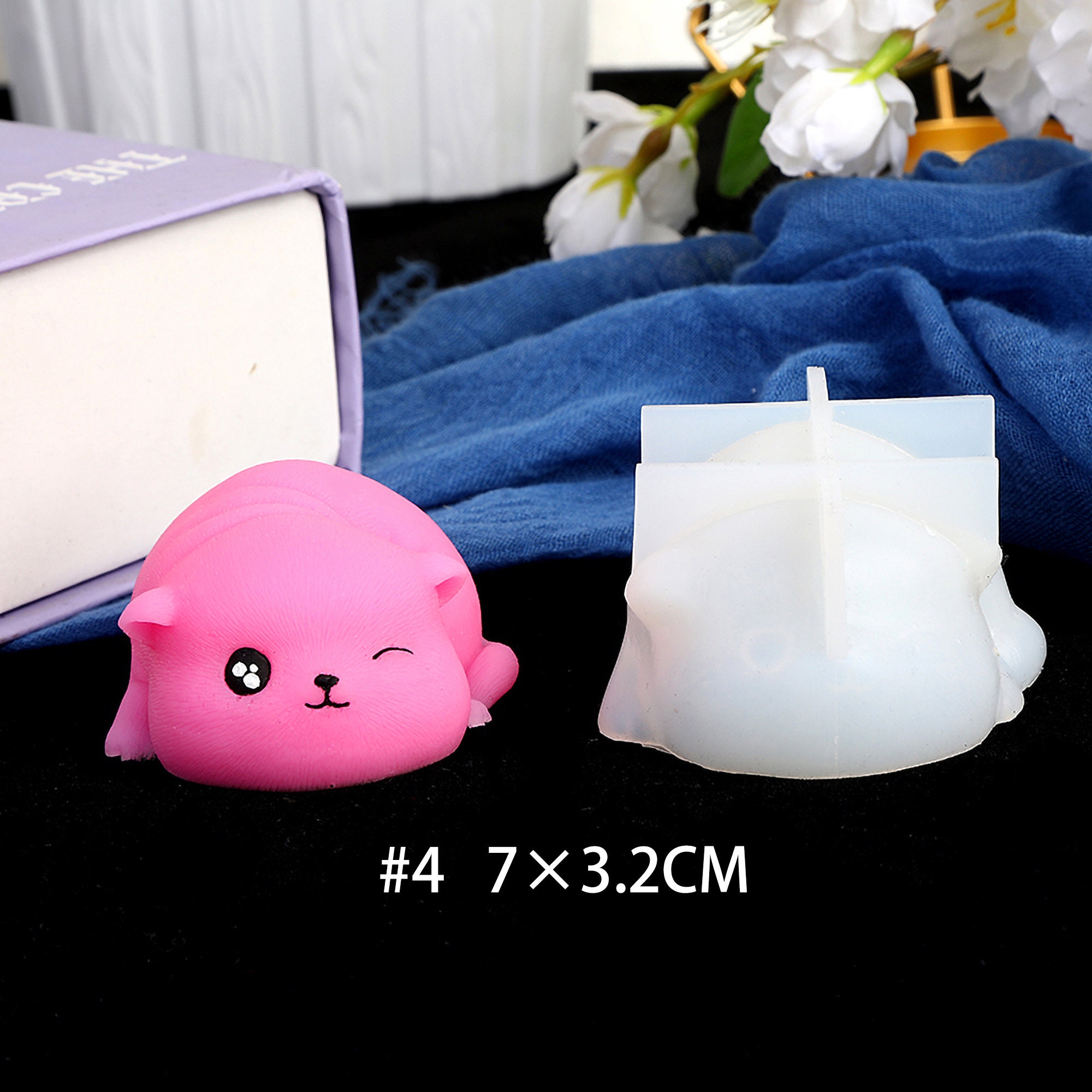 Cat Resin Mold 3D Cat Kitten Silicone Mold Animal Epoxy - Etsy Australia