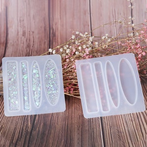 Hair Clips Resin Mold, Hair Pin Mold, Hair Barrette Silicone Mold ...
