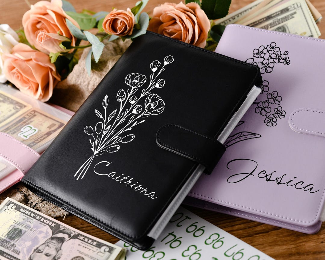 Customizable 100 Envelope Challenge Notebook,money Saving Organizer ...