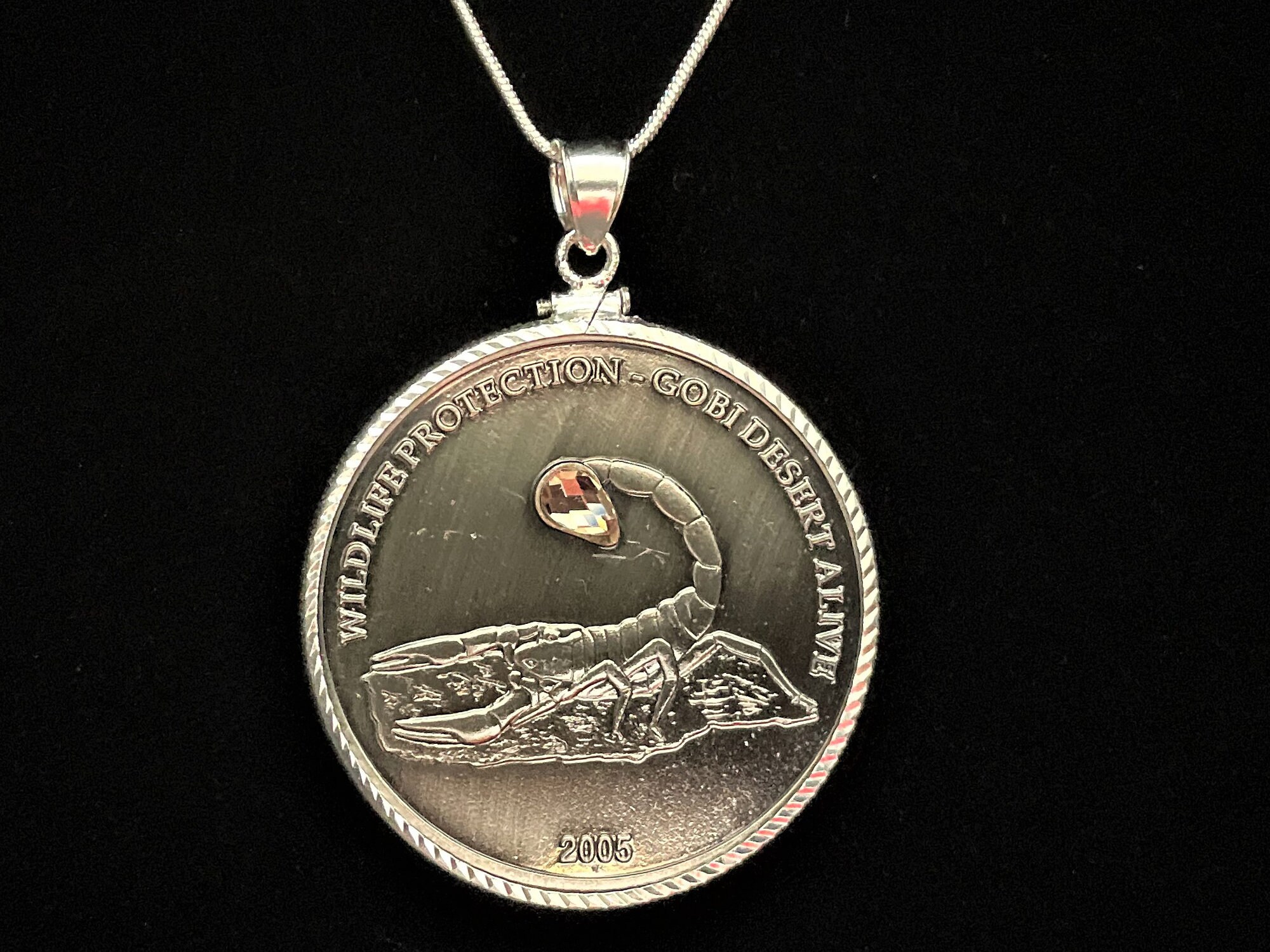 Gobi Desert Alive Mongolia 2005 500 Terper Coinwear .999 Silver Coin ...